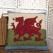Welsh Dragon Cushion Cover, 16 Square Cover, Tapestry and Recycled ...