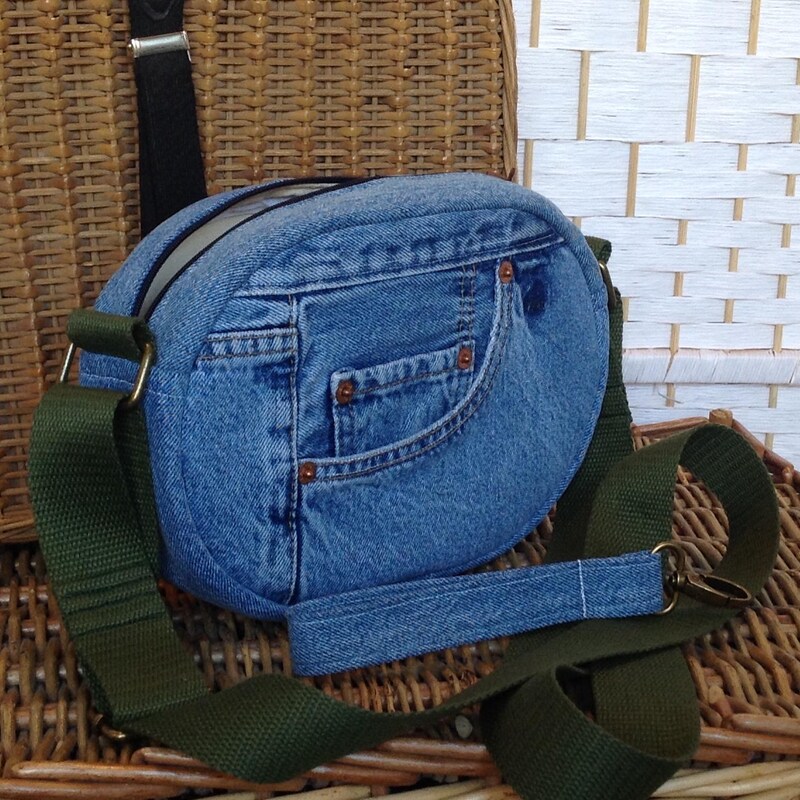 Denim Cross Body Bag - Etsy