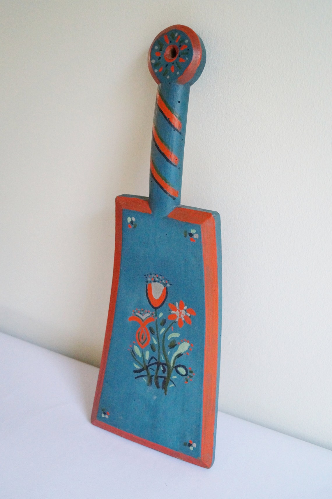 Wooden Washing Paddle Laundry Paddle Country Art Gift for Bride Bright ...