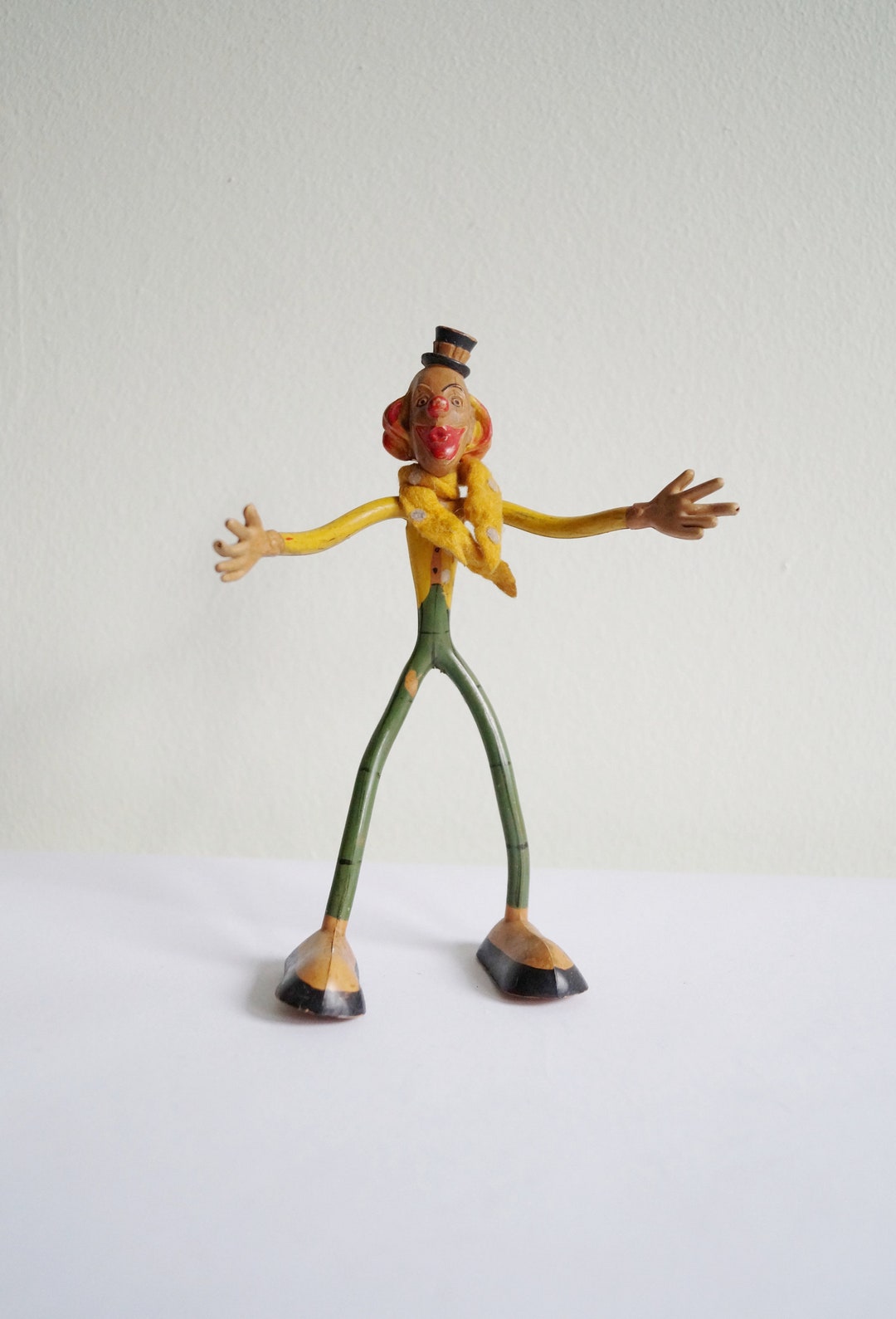 Toy Clown Bendable Clown Plastic Clown Figure Bendy Clown Made in West ...