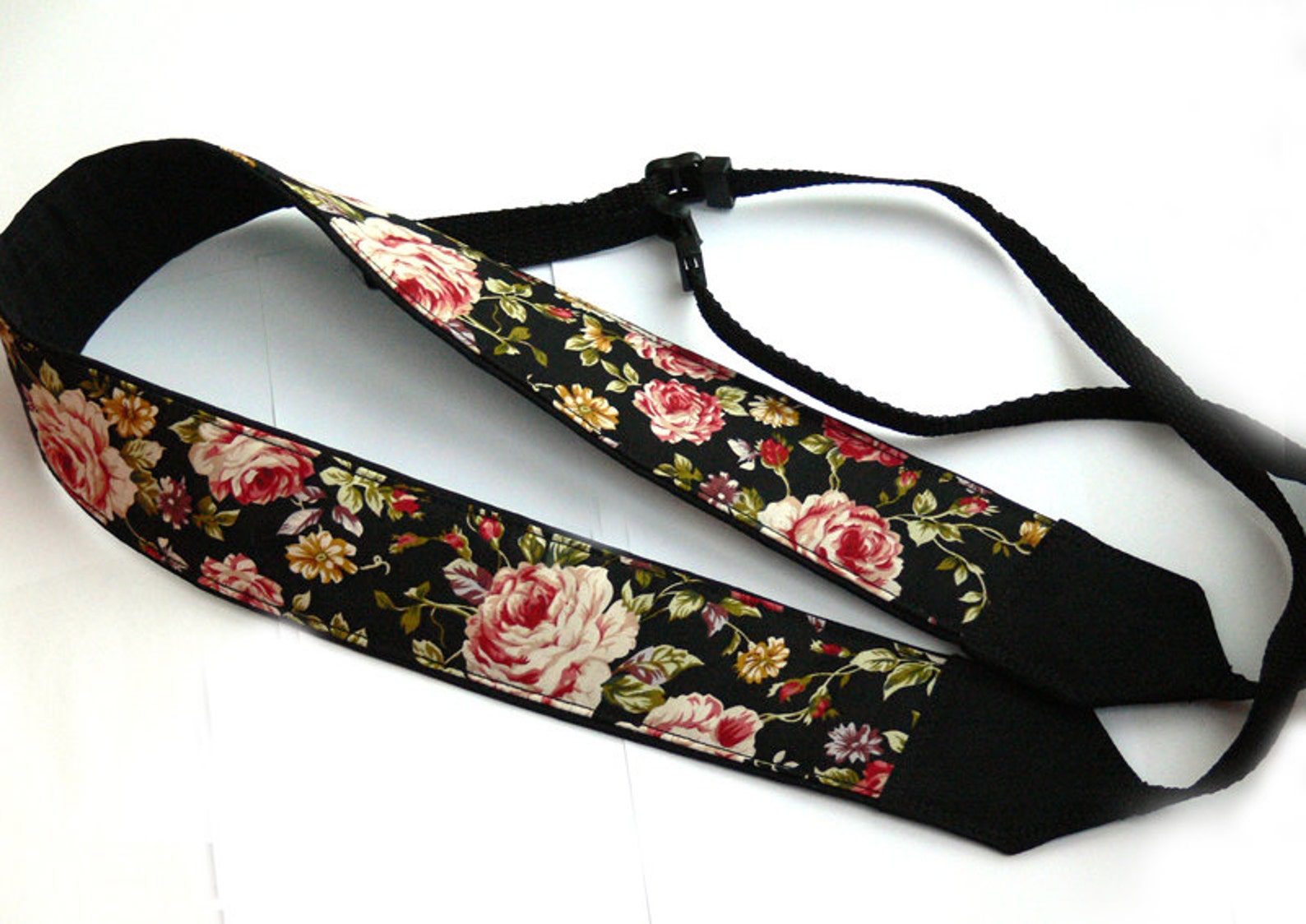 Padded Camera Strap Roses for DSLR SLR and Mirrorless - Etsy