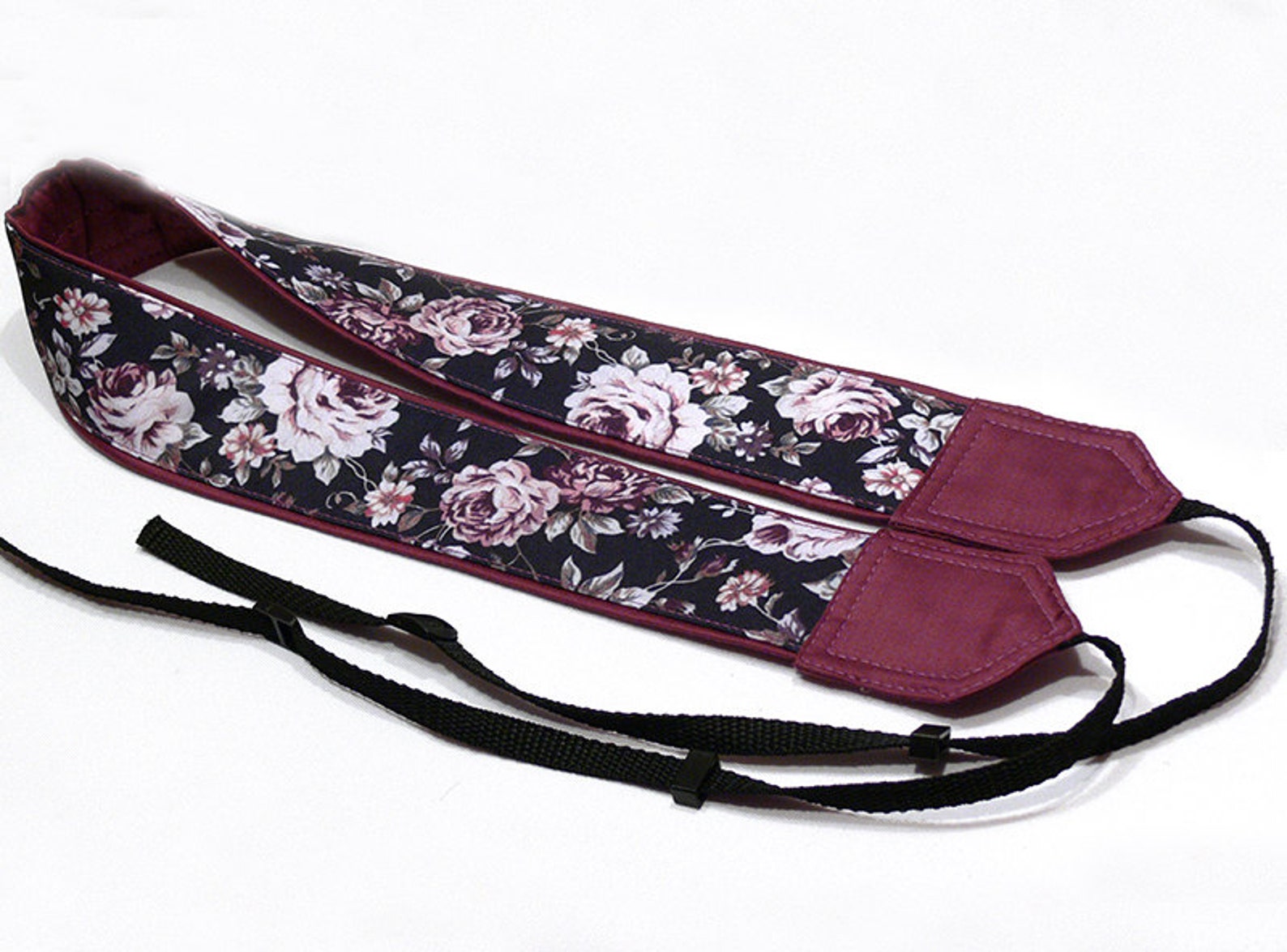 Purple Roses Camera Strap. Canon Nikon Camera Strap. - Etsy