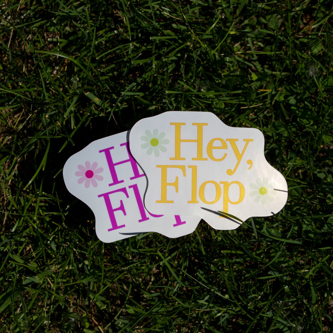 Hey Flop Vinyl Sticker Set5 Water Proof Decal 5 Colors | Etsy