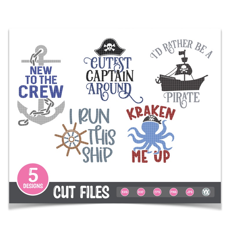 Pirate SVG Bundle Pirate SVG Cut Files Digital Files Only - Etsy