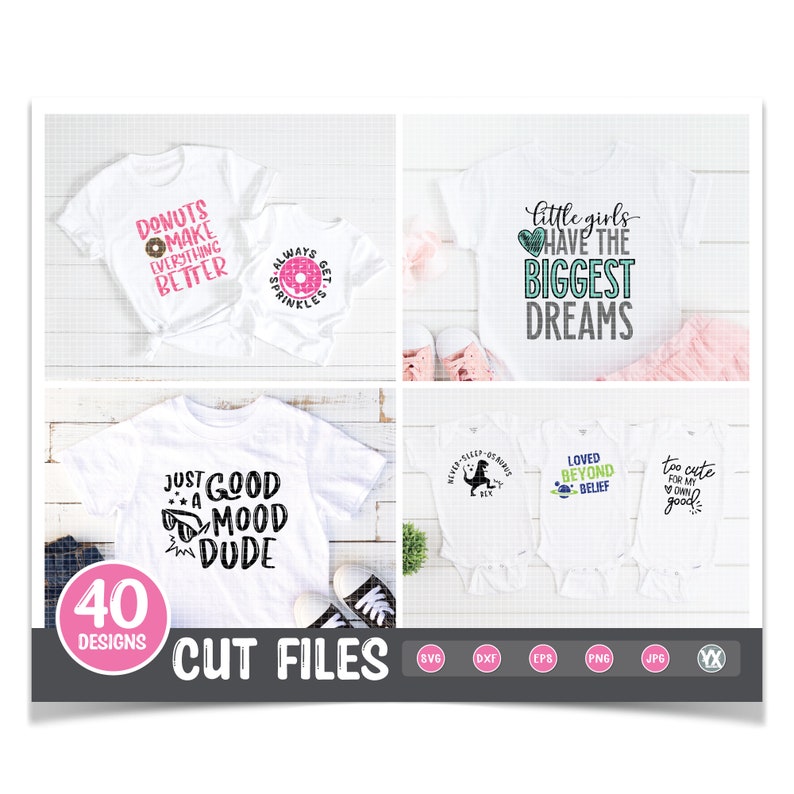 Baby SVG Bundle 40 Cut File Designs in Svg Dxf Eps Png - Etsy