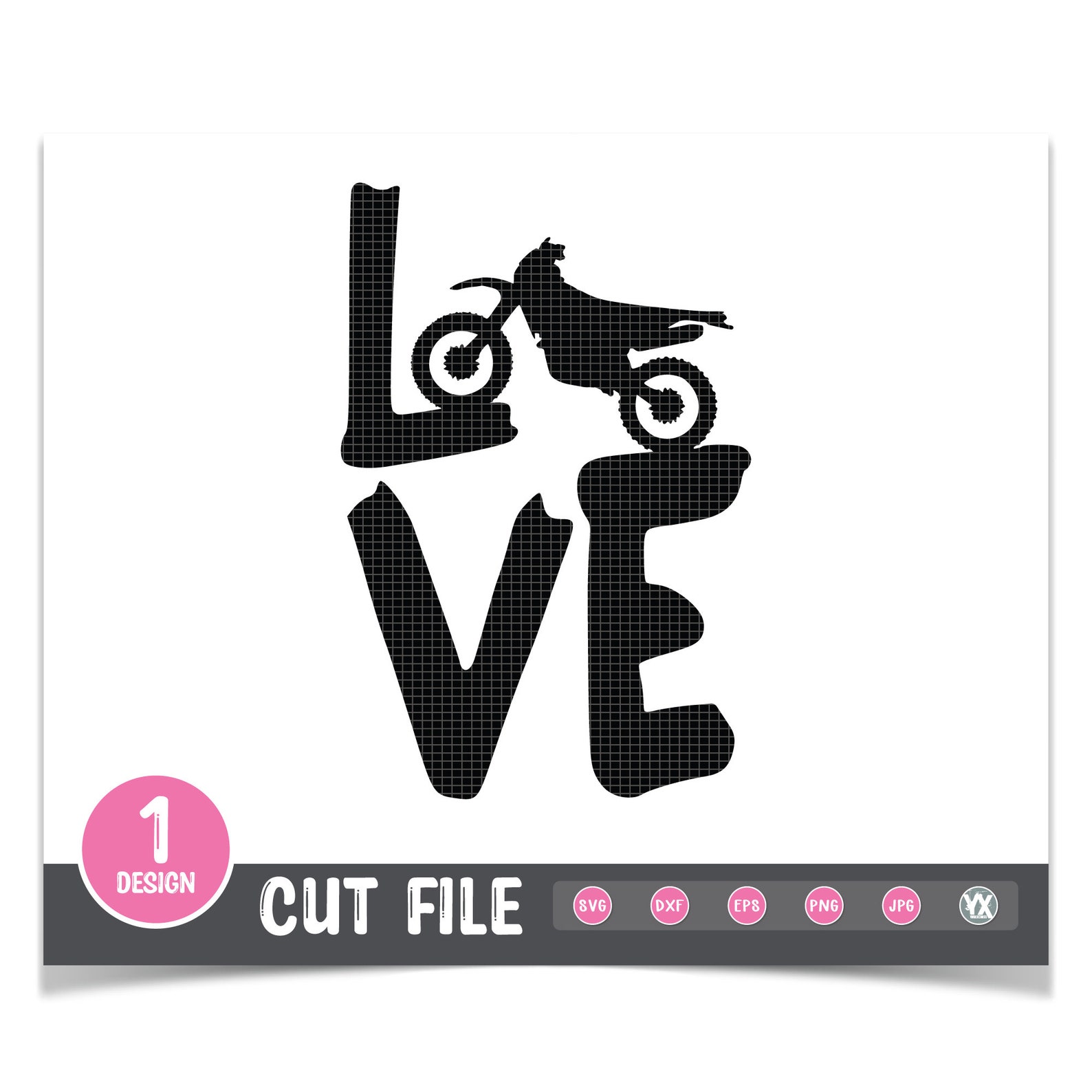 Motocross SVG Love Motocross SVG Dirtbike SVG Cut File - Etsy
