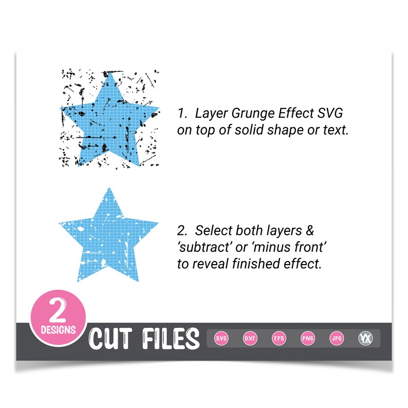 Grunge Effect SVG Distressed SVG Effect Digital Files Only - Etsy