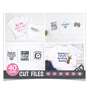 Baby SVG Bundle - 40 Cut File Designs in Svg, Dxf, Eps, Png, Jpg ...