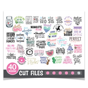 Baby SVG Bundle - 40 Cut File Designs in Svg, Dxf, Eps, Png, Jpg ...