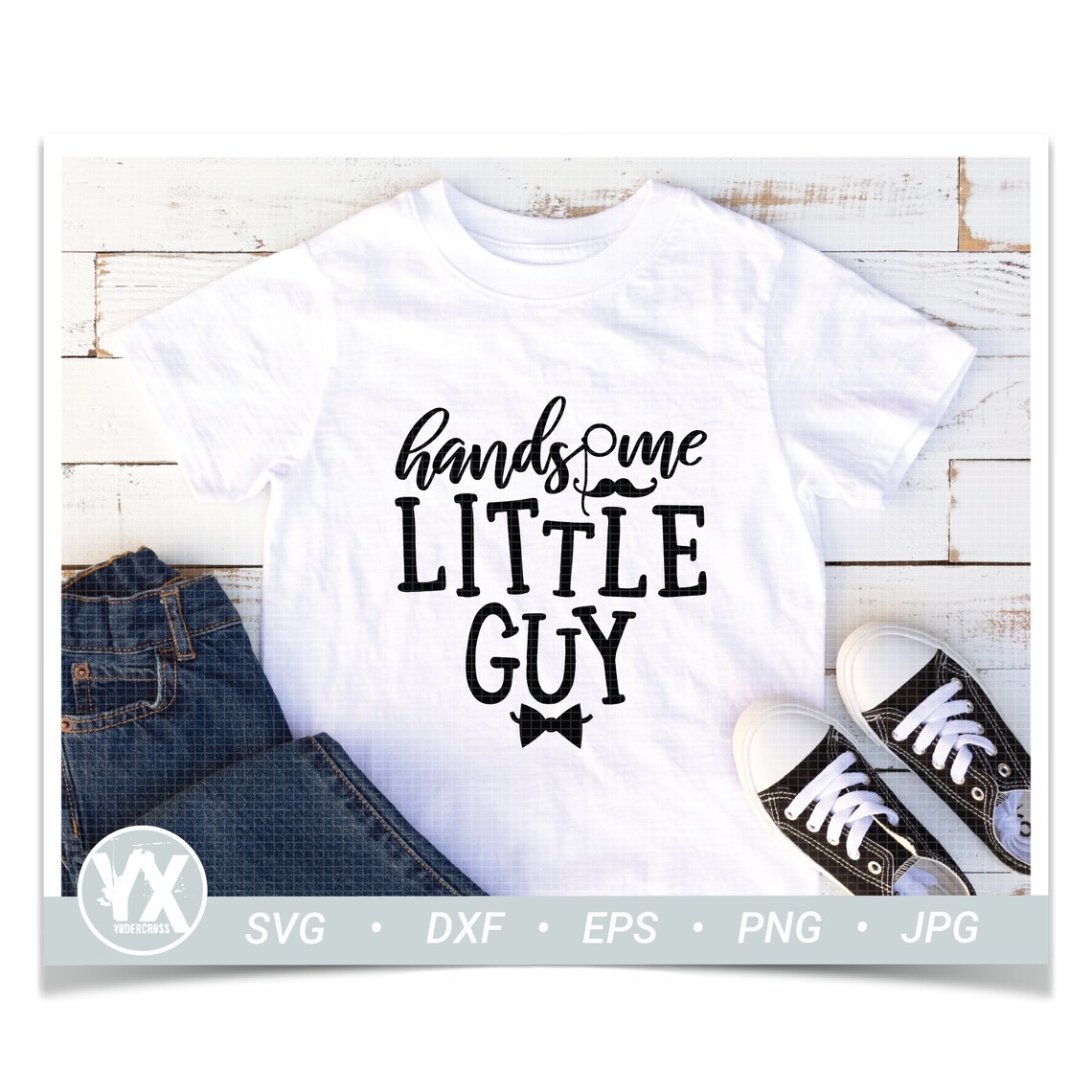 Handsome Little Guy SVG DXF png jpg Digital Files Only | Etsy