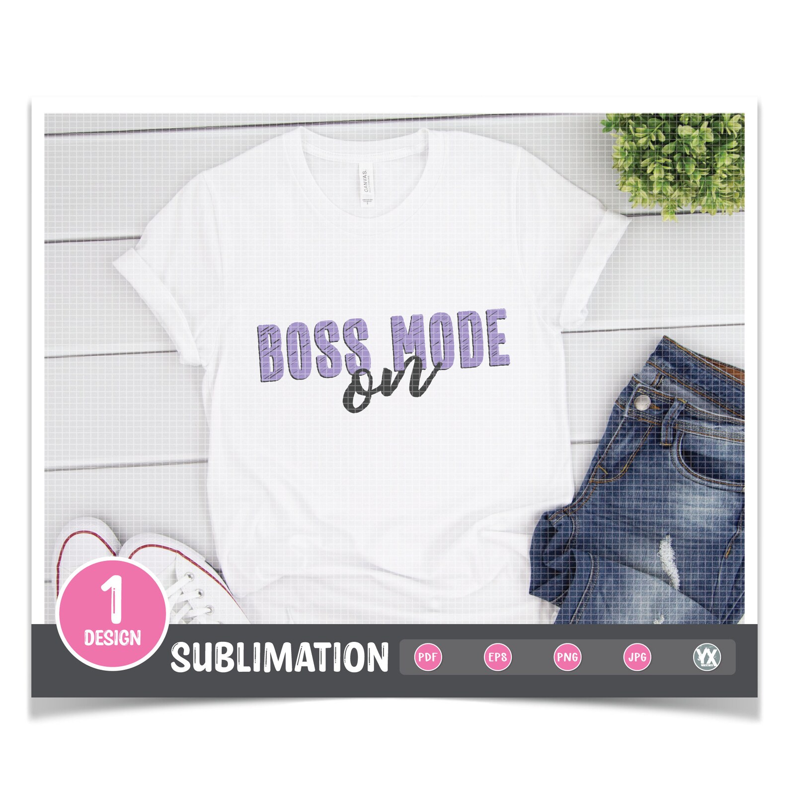 Boss Mode On Sublimation Design Boss Sublimation Design | Etsy
