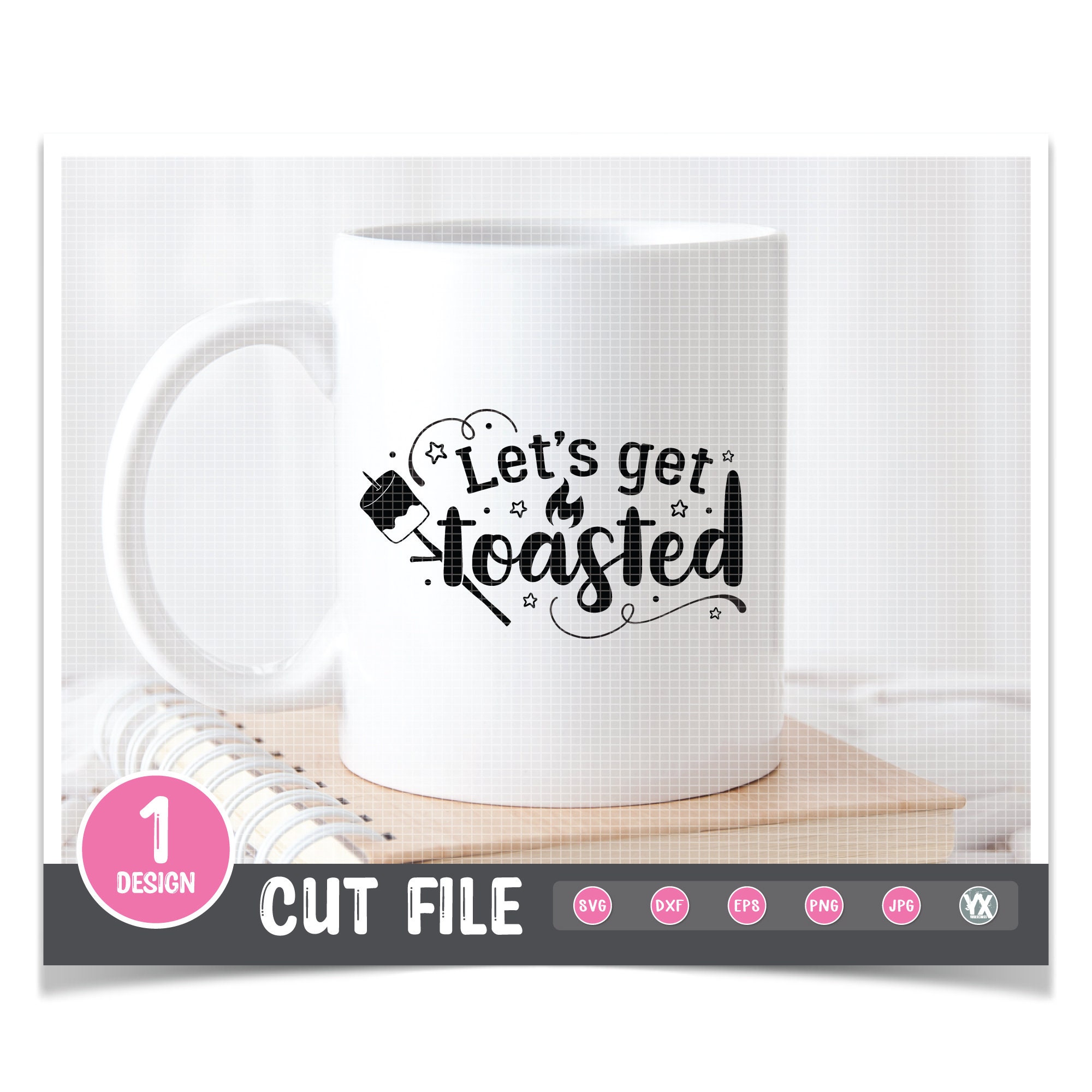 Lets Get Toasted SVG Get Toasted SVG Funny Camping SVG - Etsy