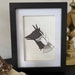 Deer Hand Shadow Puppet A5 Print Victorian Shadow Puppets Mini Print ...