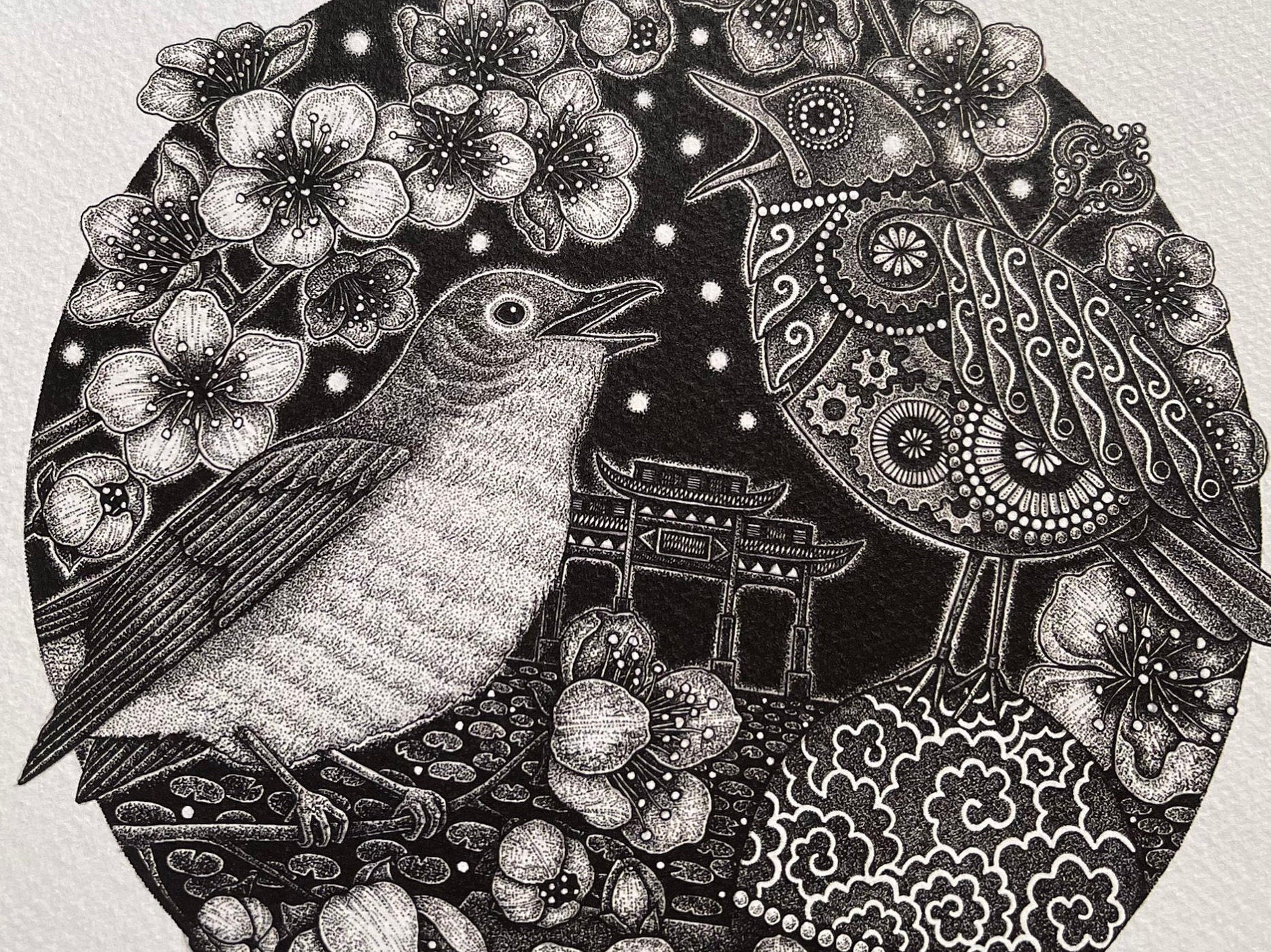 Nightingale Print Hans Christian Andersen Print Fairytale - Etsy