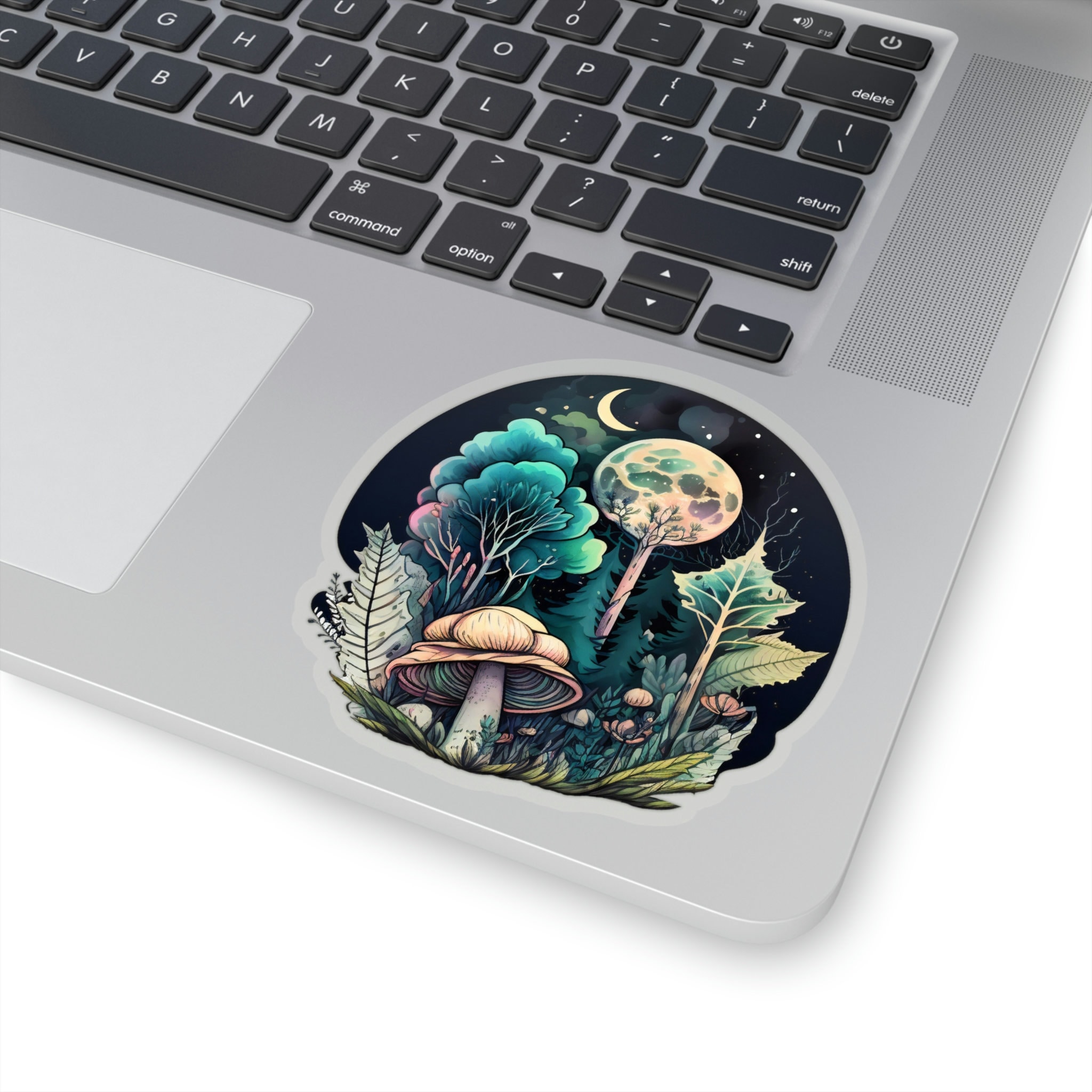 Mushroom Psychedelic Sticker Mushroom Dreams Fantasy Art Kiss-cut ...