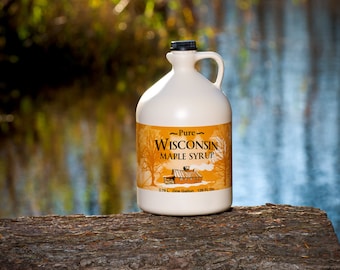Pure Wisconsin Maple Syrup 1/2 Gallon Grade B - Etsy