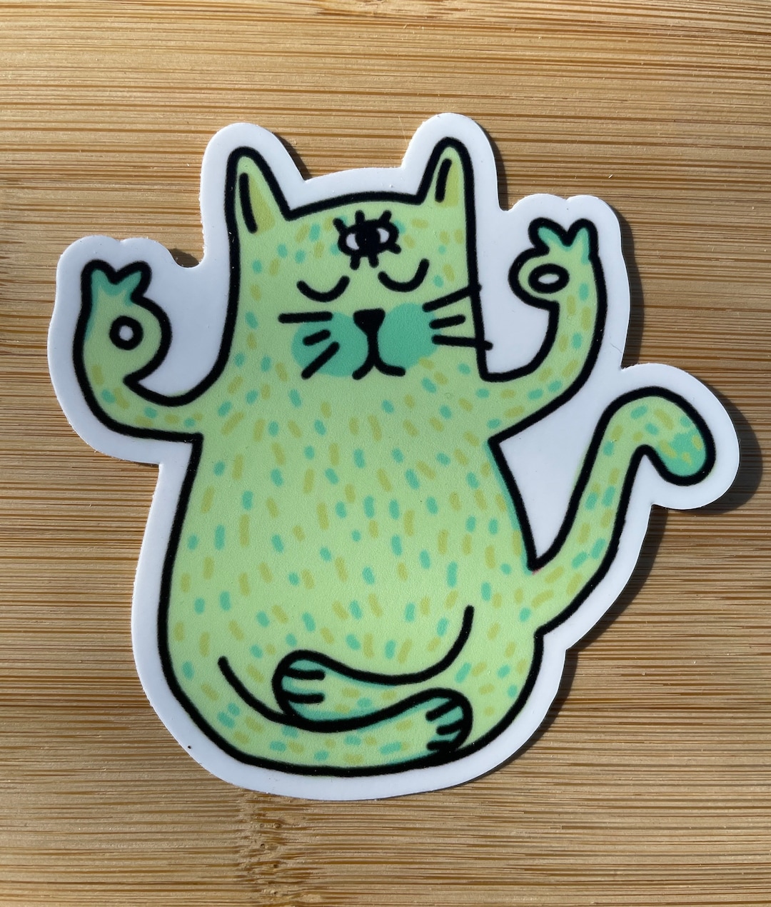 Yogi Cat - Etsy