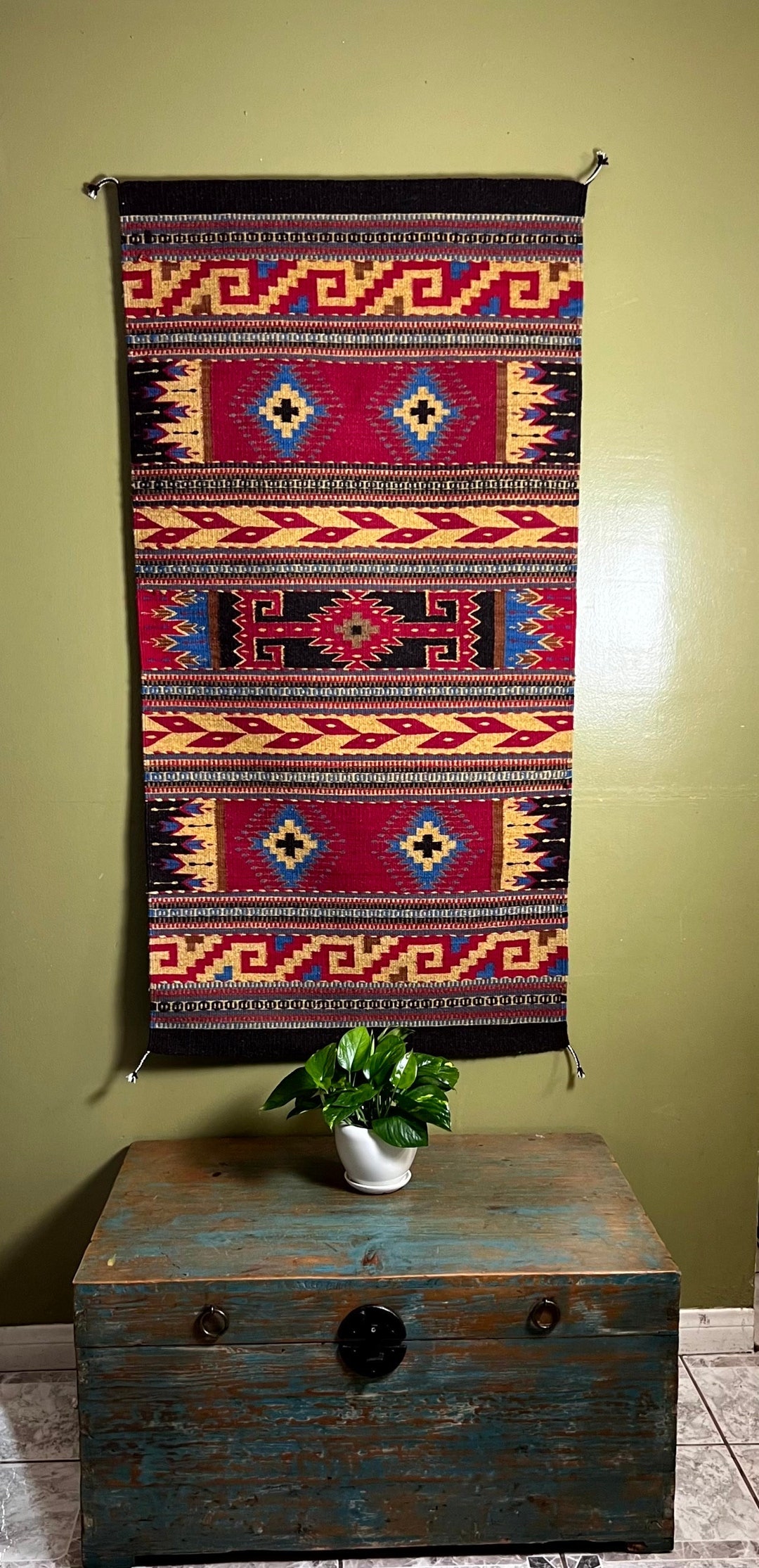Southwest Fiesta Rug - Etsy