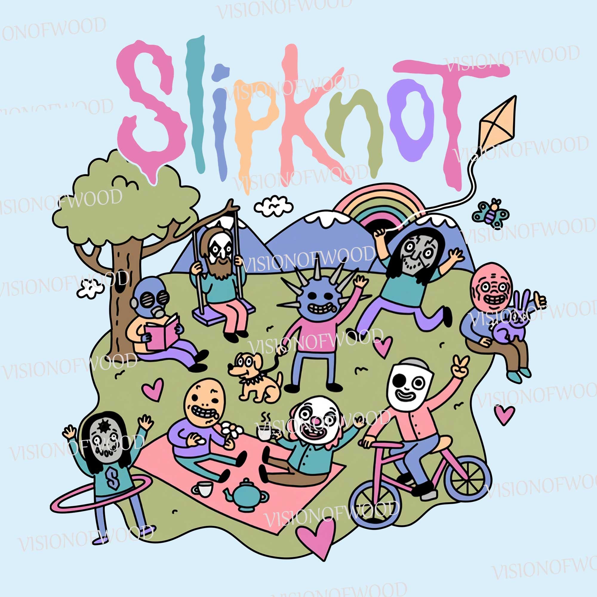 Vintage Slipknot PNG File , Vintage Slipknot Download File, Rock Band ...