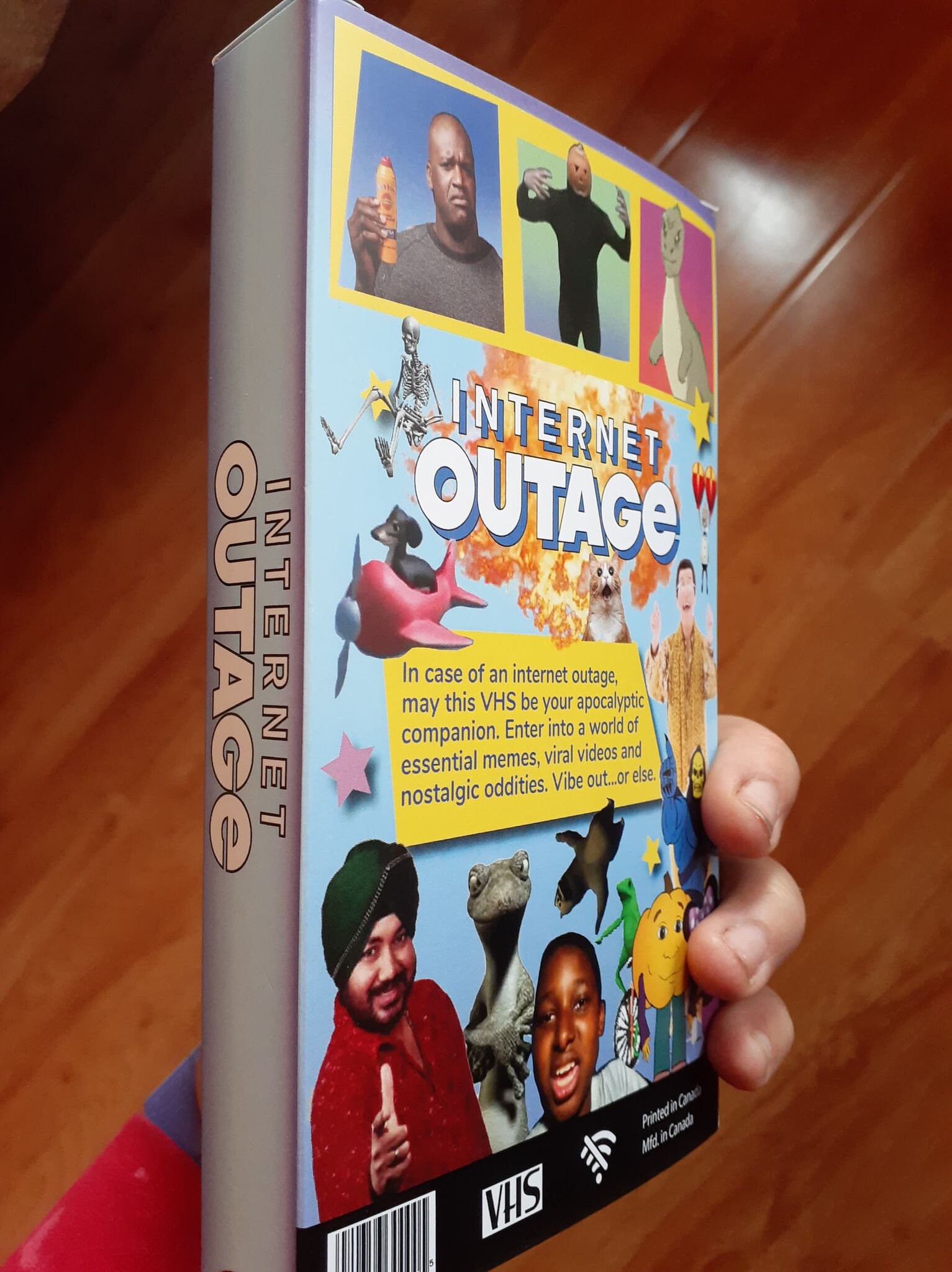 Internet Outage Memes VHS Tape Vaporwave Meme - Etsy