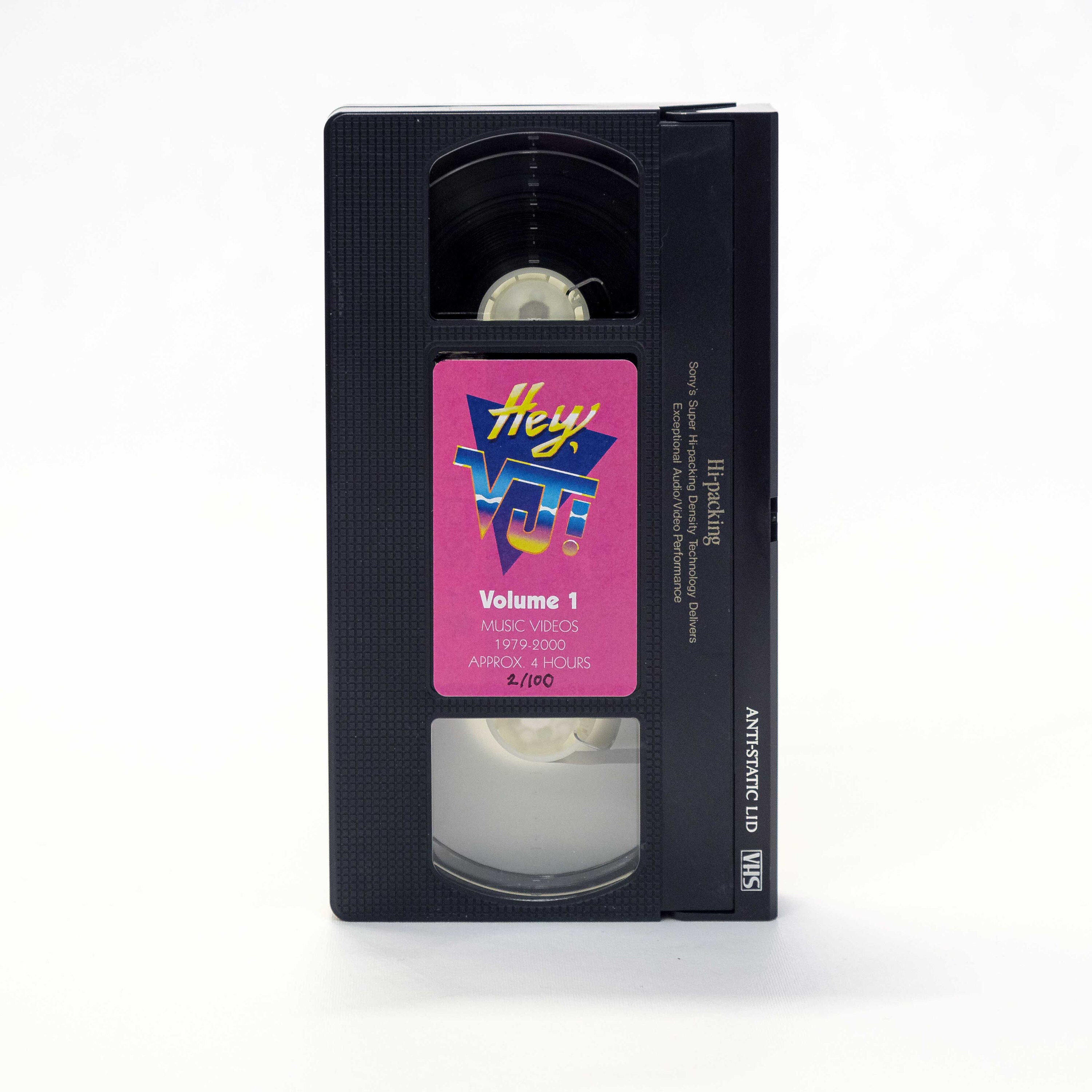 HEY VJ VHS Music Videos Volume 1 Mix Tape 80s 90s Nostalgia Rock Pop ...
