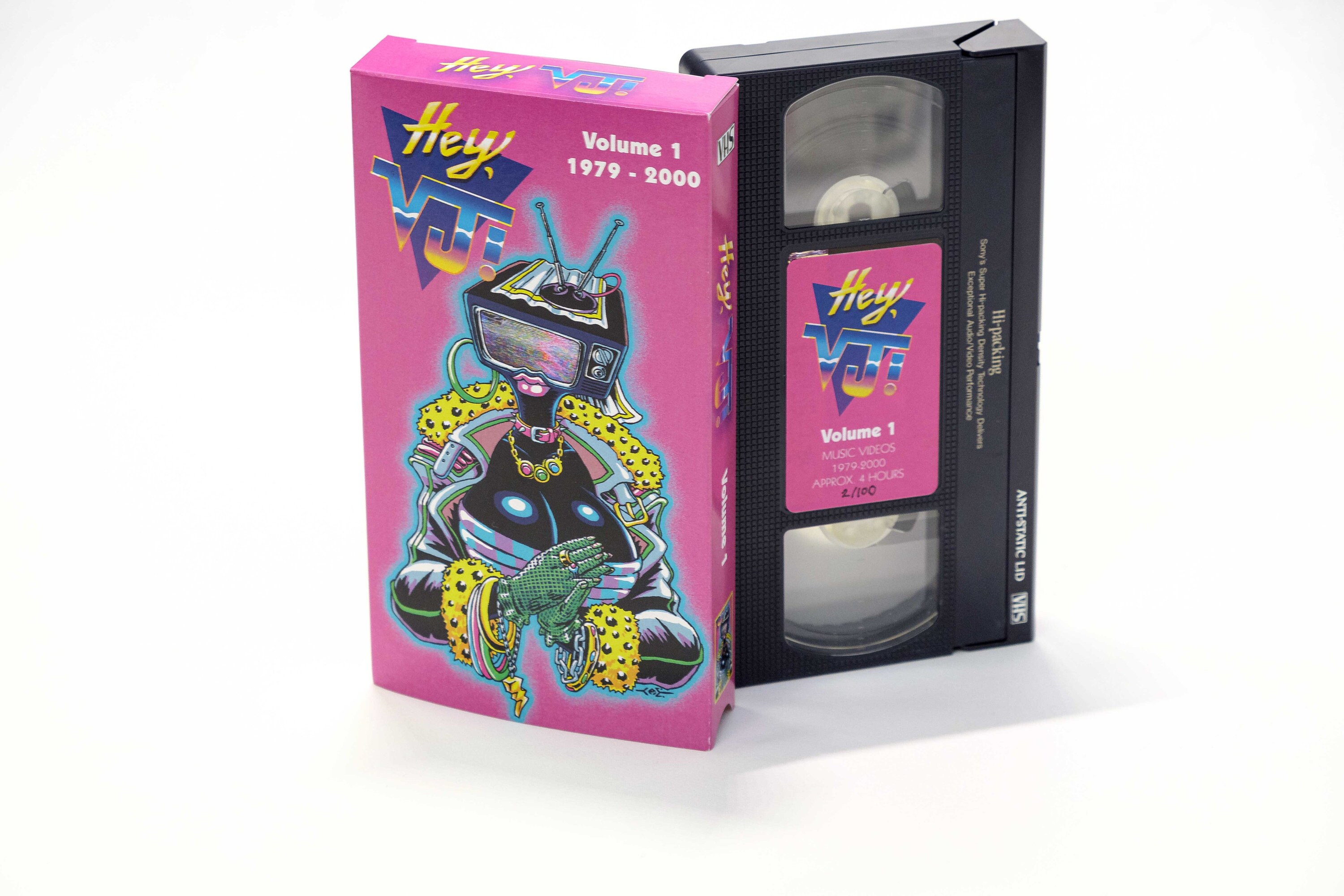 HEY VJ VHS Music Videos Volume 1 Mix Tape 80s 90s Nostalgia Rock Pop ...