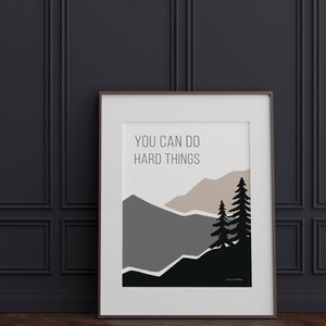 Mountain Boho Quote Poster Mountain Landscape Prints Digital Download ...