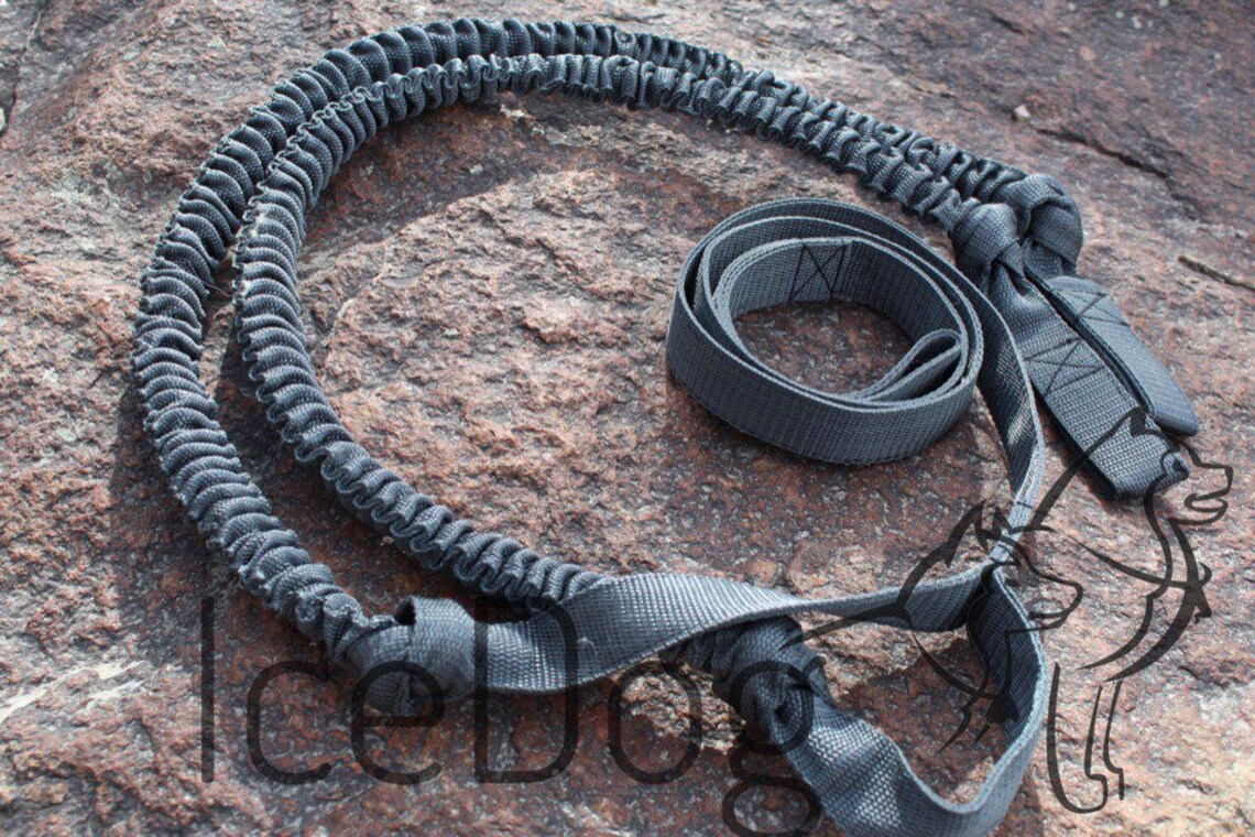 Bikejoring Tow Line Bungee Shock Absorber for Dog Lead for Two Dogs - Etsy