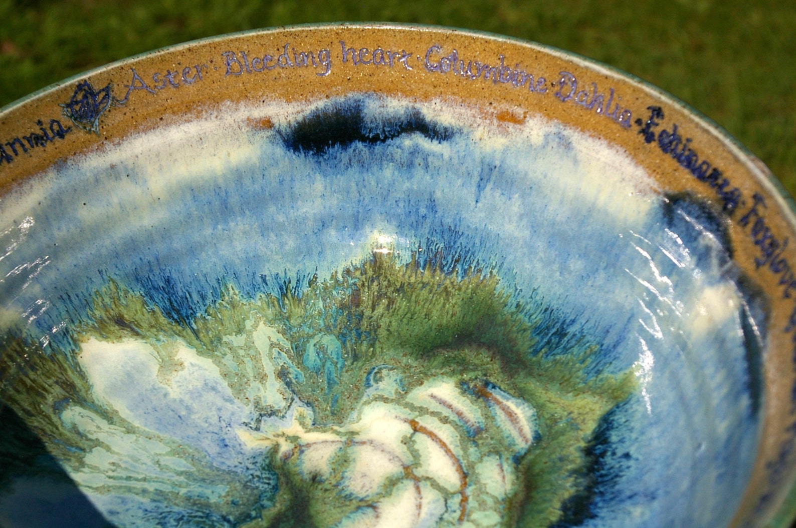 Flower Alphabet Pottery Bowl - Etsy