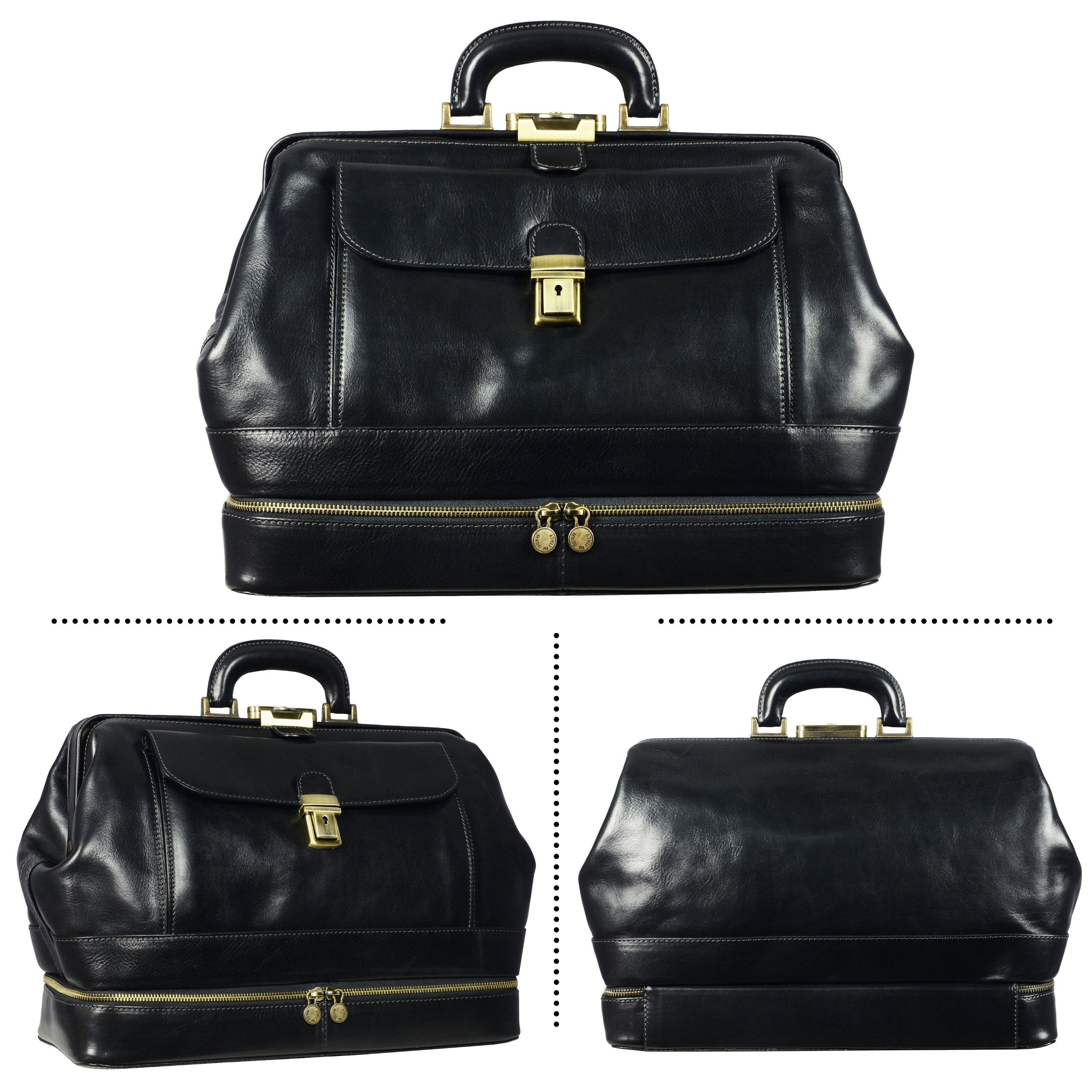 Leather Doctor Bag Men's Large Medical Bag Full Grain - Etsy