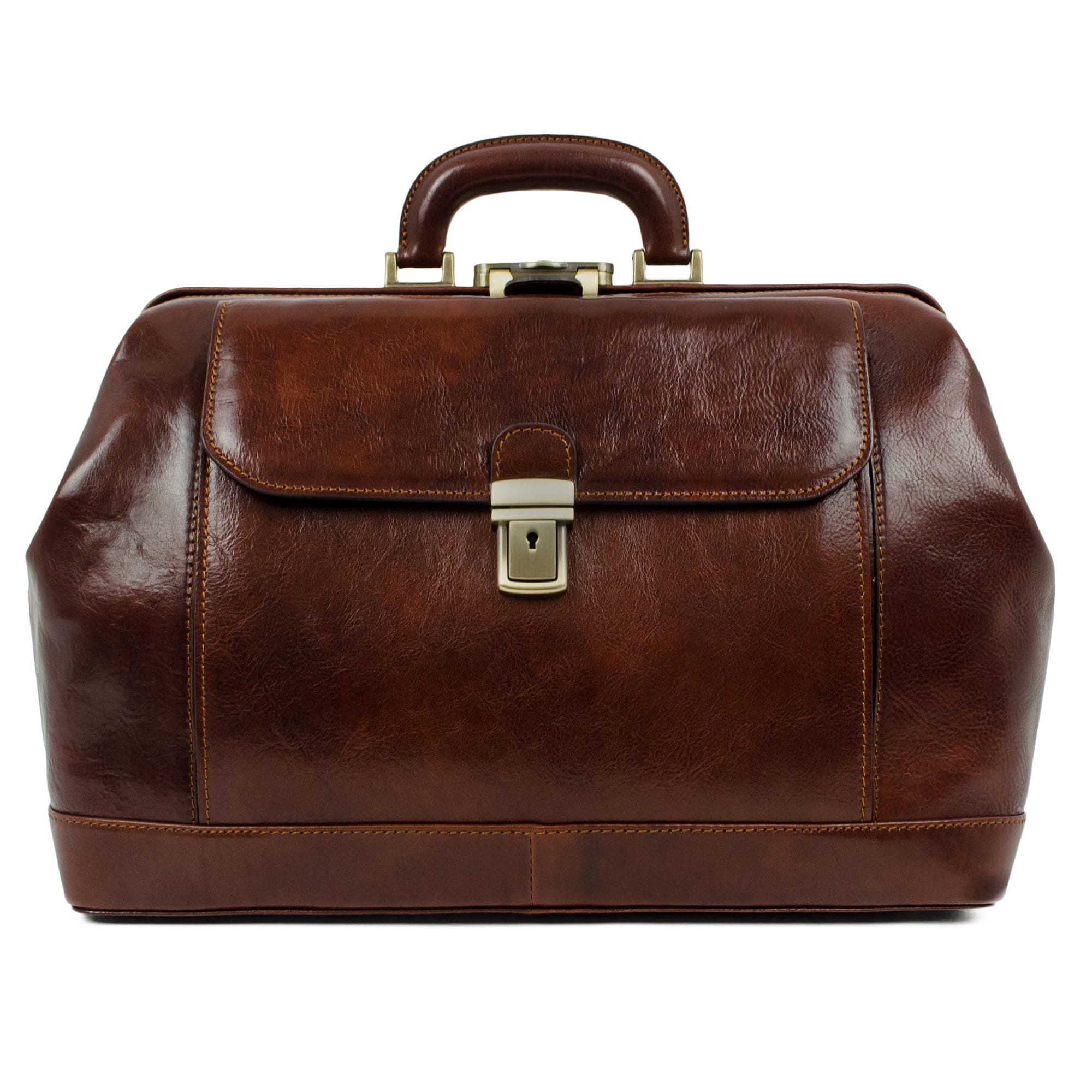 Leather Medical Bag for Men, Large Doctors Bag, Full Grain Top Handle ...