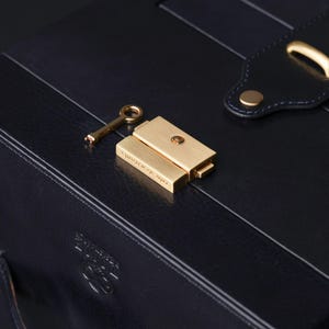 Blue Leather Jewelry Box, Large Jewellery Box, Jewellery Case ...