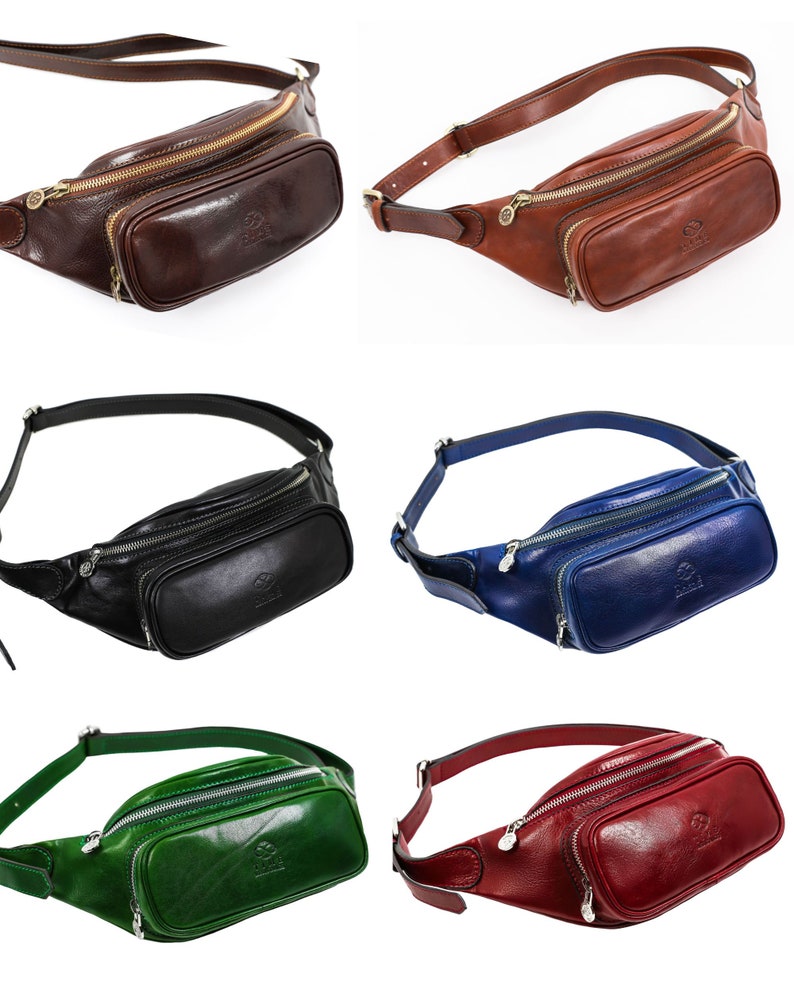 Leather Belly Bag / Bum Bag / Waist Bag / Full Grain Leather - Etsy