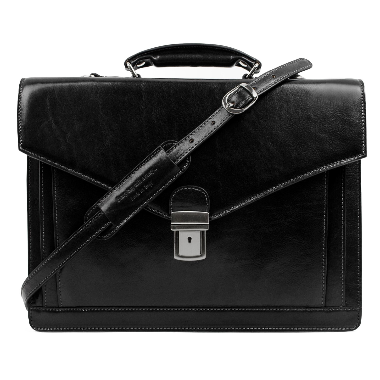 Classic Leather Briefcase for Men Personalized Bag 15 - Etsy