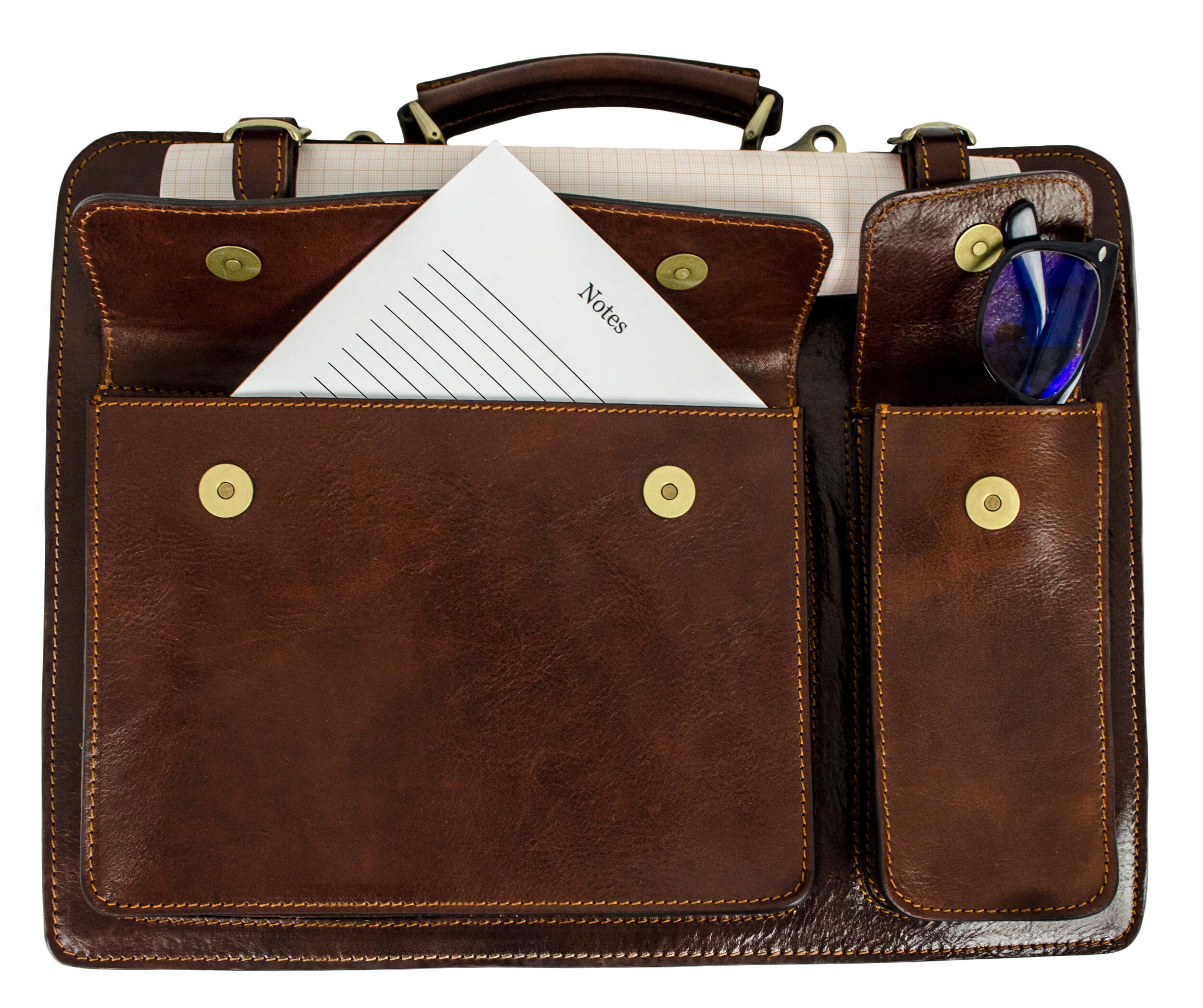 Leather Briefcase Men Leather Satchel Lawyers Bag Full - Etsy