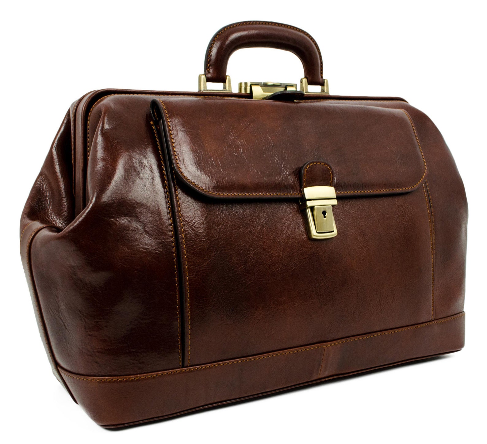 Leather Medical Bag for Men, Large Doctors Bag, Full Grain Top Handle ...