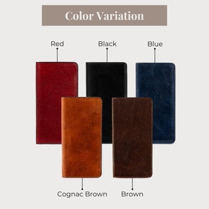 Long Leather Wallet, Coat Wallet for Men, Cardholder, Bitfold Wallet ...