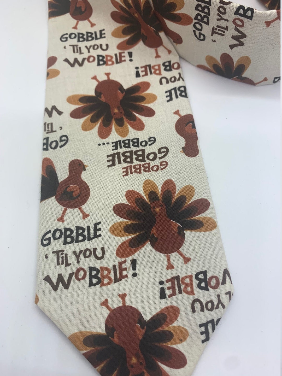 Novelty Necktie, Mens Novelty Tie, Thanksgiving Tie, Fun Necktie, Gifts ...