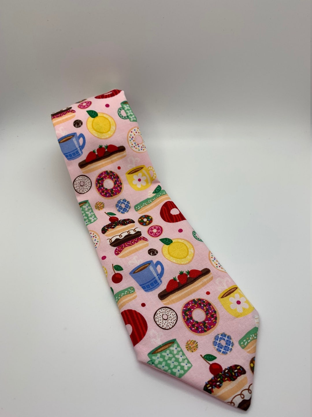 Novelty Necktie, Mens Novelty Tie, Donut Tie, Gift for Him, National ...