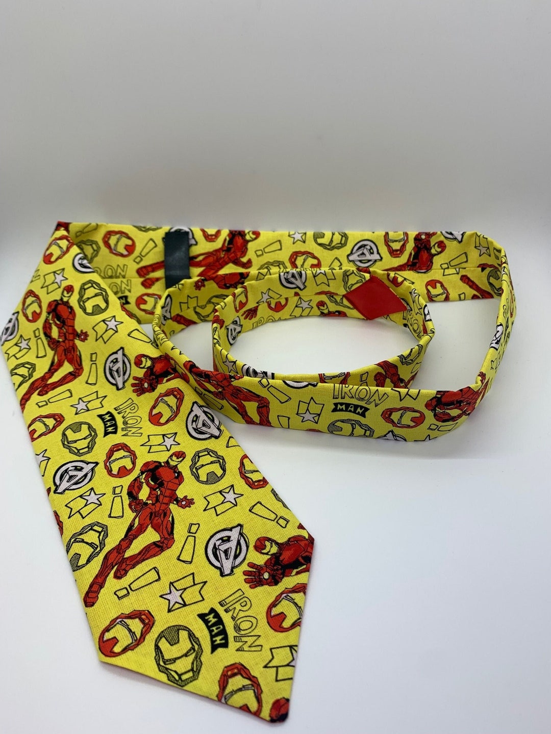 Novelty Necktie, Mens Novelty Tie, Iron Man Themed Tie, Gift for Him ...