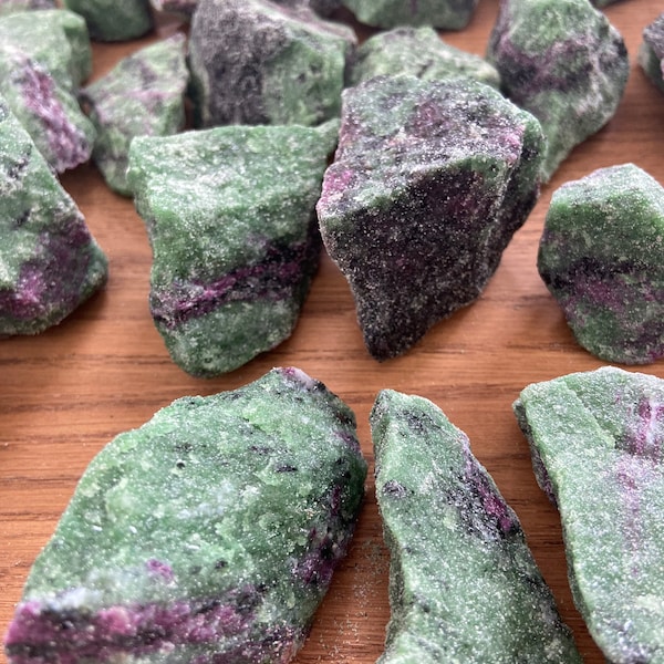 Ruby Zoisite Stone - Etsy