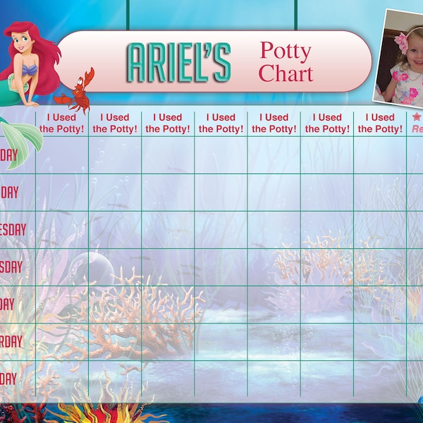 Custom Ariel Stickers - Etsy