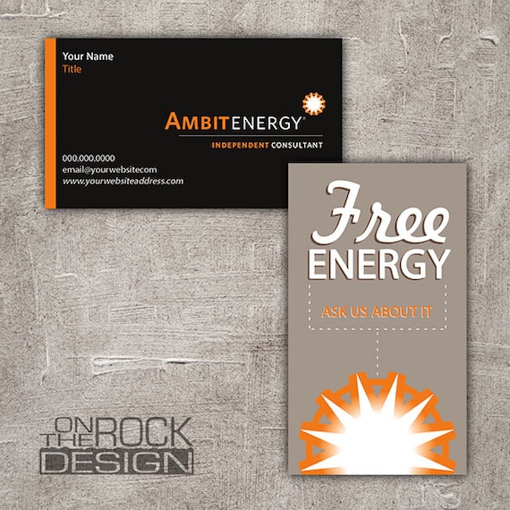 Ambit Energy Business Card Template