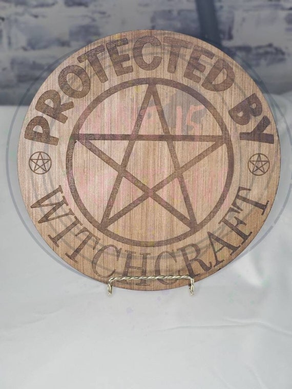 Protected by Witchcraft Protected by Witchcraft Sign Witchy - Etsy