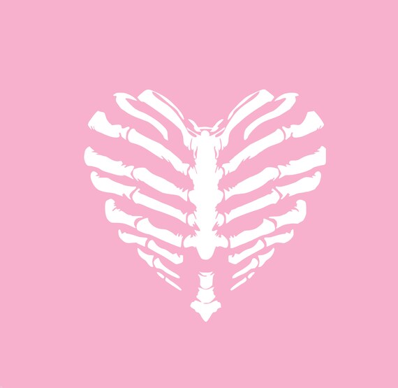 Laptop Decals & Skins car decal rib cage Skeleton decal rib Skeleton ...