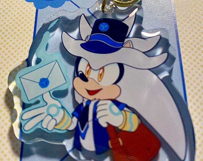 Silver the Hedgehog Mailman Postman Mosth What If 2 Charm - Etsy
