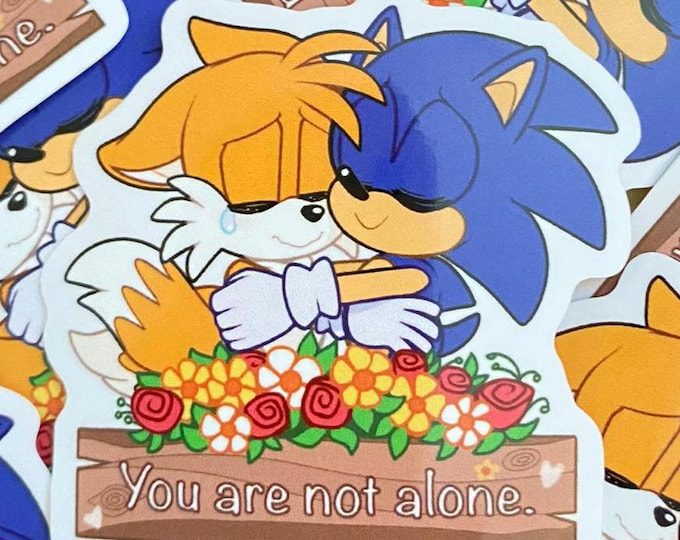 Sonic and Tails Positivity Sticker - Etsy