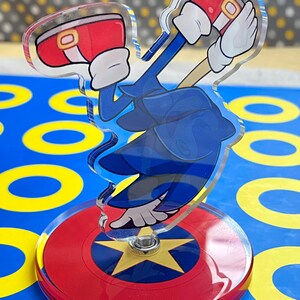 Sonic the Hedgehog Breakdancing Spinner Spinning Standee - 3 INCH - Etsy