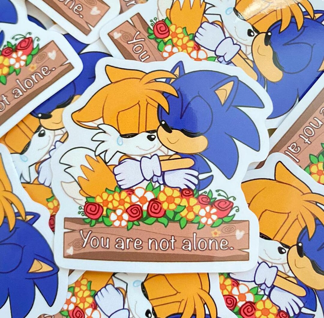 Sonic and Tails Positivity Sticker - Etsy