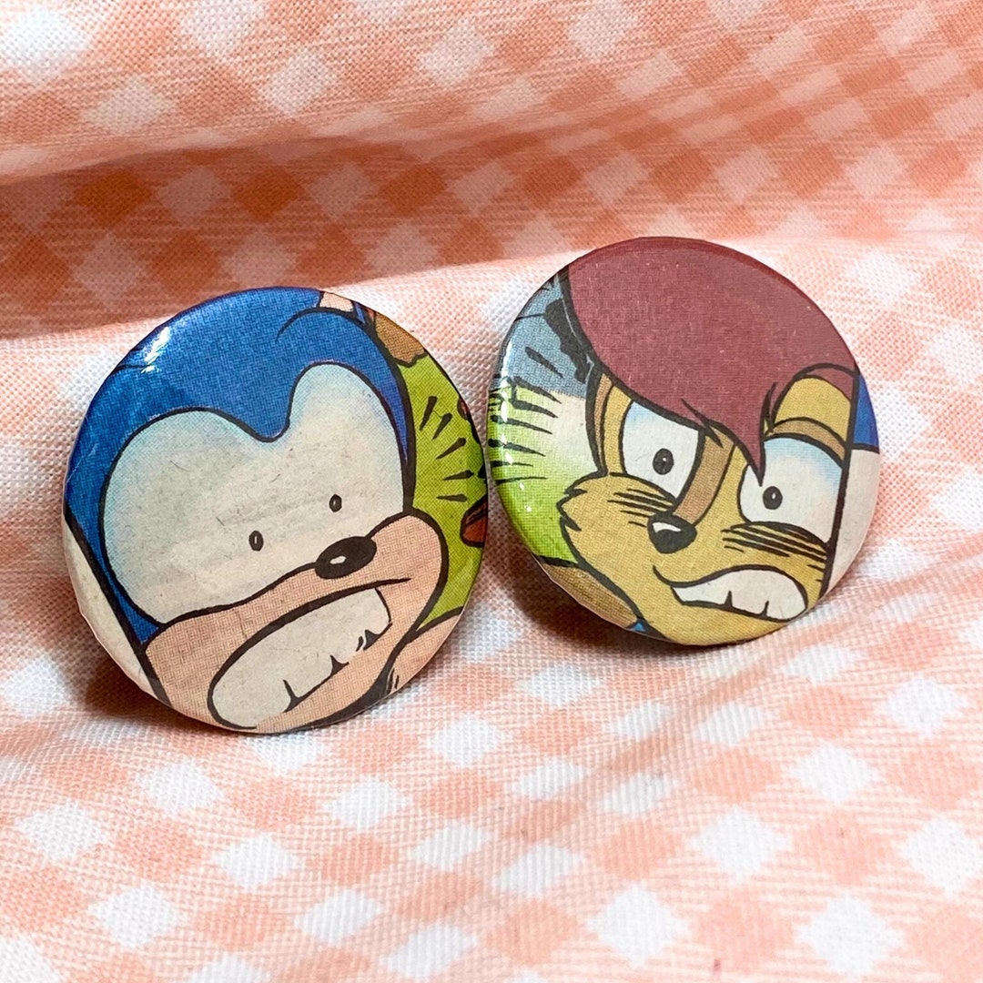 Sonic the Hedgehog and Sally Acorn Matching Archie Comics Upcycled ...